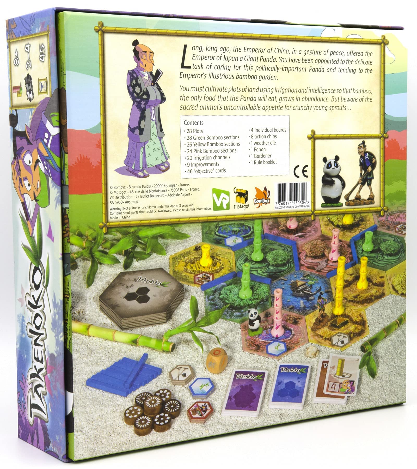 Takenoko Board Game | Bamboo Farming Game | Panda Themed Strategy Fun Family Game for Adults and Kids | Ages 8+ | 2-4 Players | Average Playtime 45 Minutes | Made by Matagot