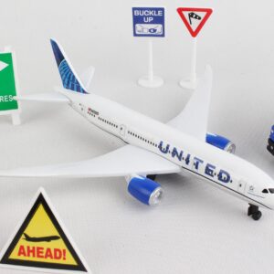 Daron United Airlines Airport Playset