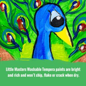 Handy Art Little Masters Washable Tempera Paint, Gallon, Yellow,214-710 128 fl Oz (Pack of 1)