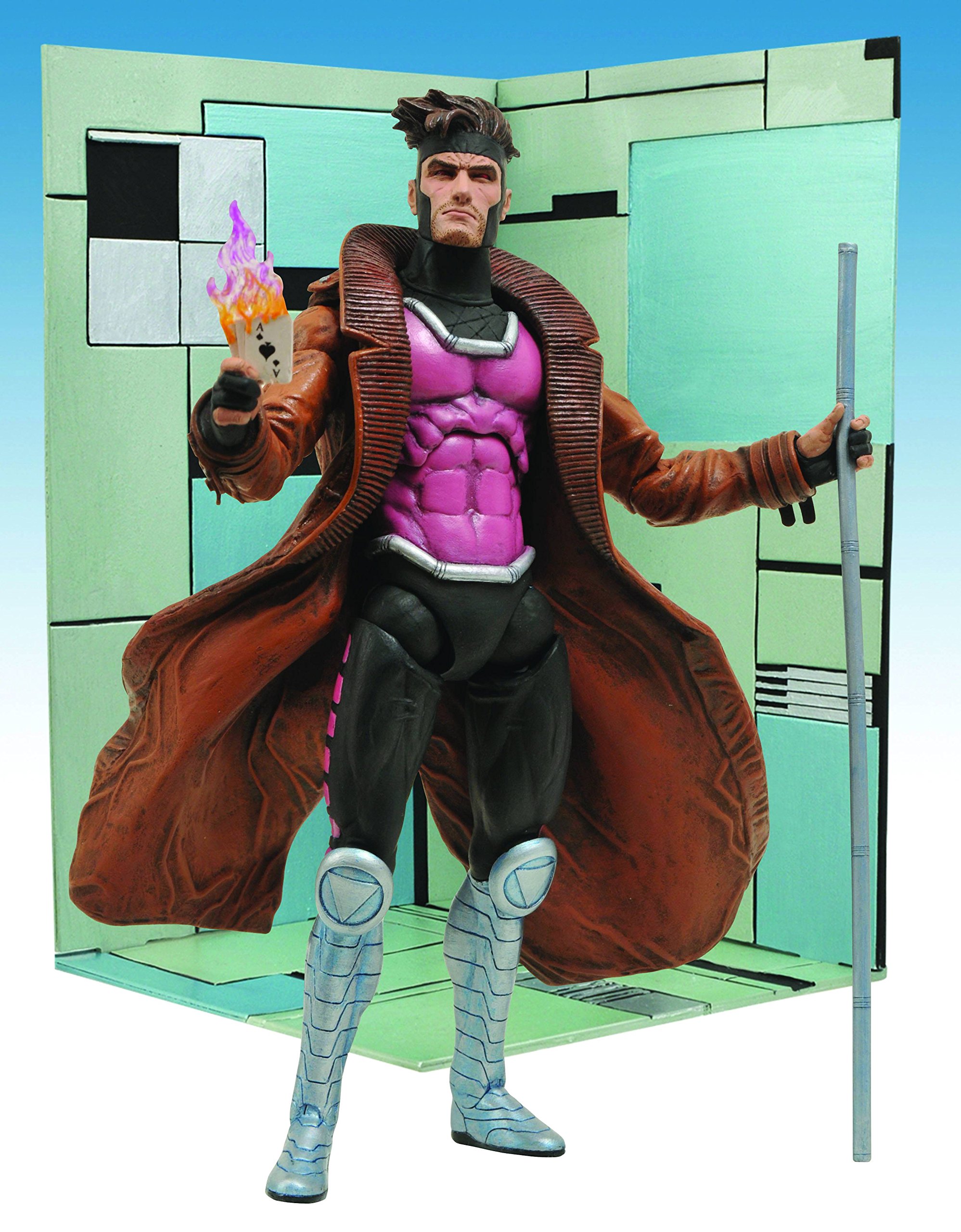 Diamond Select Toys Marvel Select: Gambit Action Figure