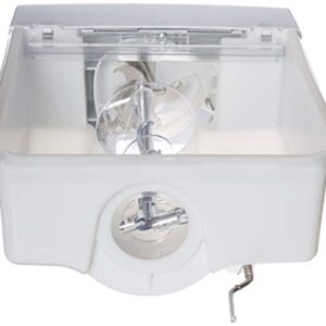 GE WR17X12091 Genuine OEM Ice Bucket Assembly (White) for GE Refrigerators