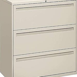 HON 783LQ 700 Series Three-Drawer Lateral File, 36w x 19-1/4d, Light Gray