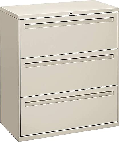 HON 783LQ 700 Series Three-Drawer Lateral File, 36w x 19-1/4d, Light Gray