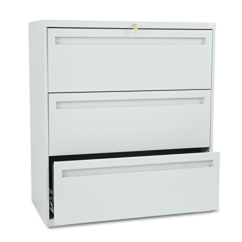 HON 783LQ 700 Series Three-Drawer Lateral File, 36w x 19-1/4d, Light Gray