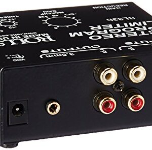 rolls Stereo Program Limiter, Black (SL33B)