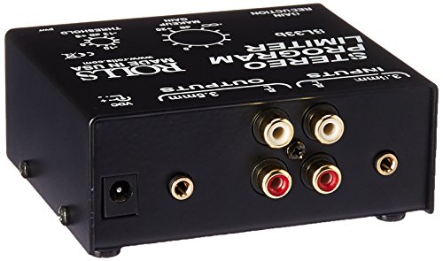 rolls Stereo Program Limiter, Black (SL33B)