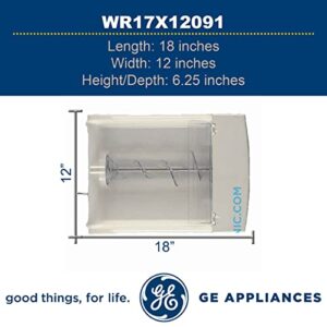 GE WR17X12091 Genuine OEM Ice Bucket Assembly (White) for GE Refrigerators