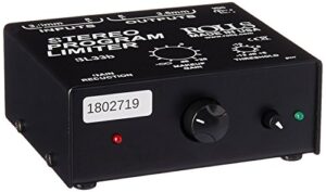 rolls stereo program limiter, black (sl33b)