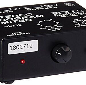 rolls Stereo Program Limiter, Black (SL33B)