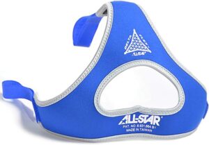 all-star traditional adjustable facemask harness with deltaflex™ technology, secure and customized fit in every game