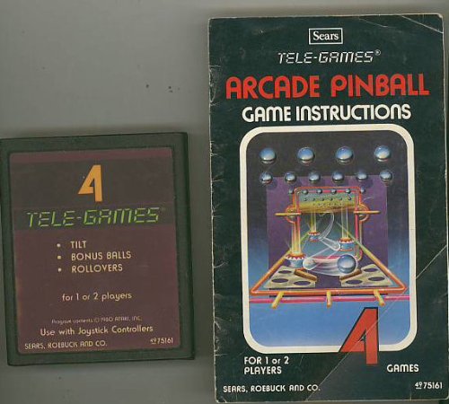 Sears Tele-games Arcade Pinball for Atari 2600