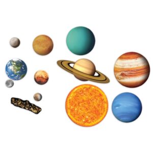 learning resources giant magnetic solar system, whiteboard display, 13 piece set