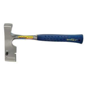 estwing shingler's hammer w/replaceable gauges - 62141 shingling hatchetfull polish w/milled he