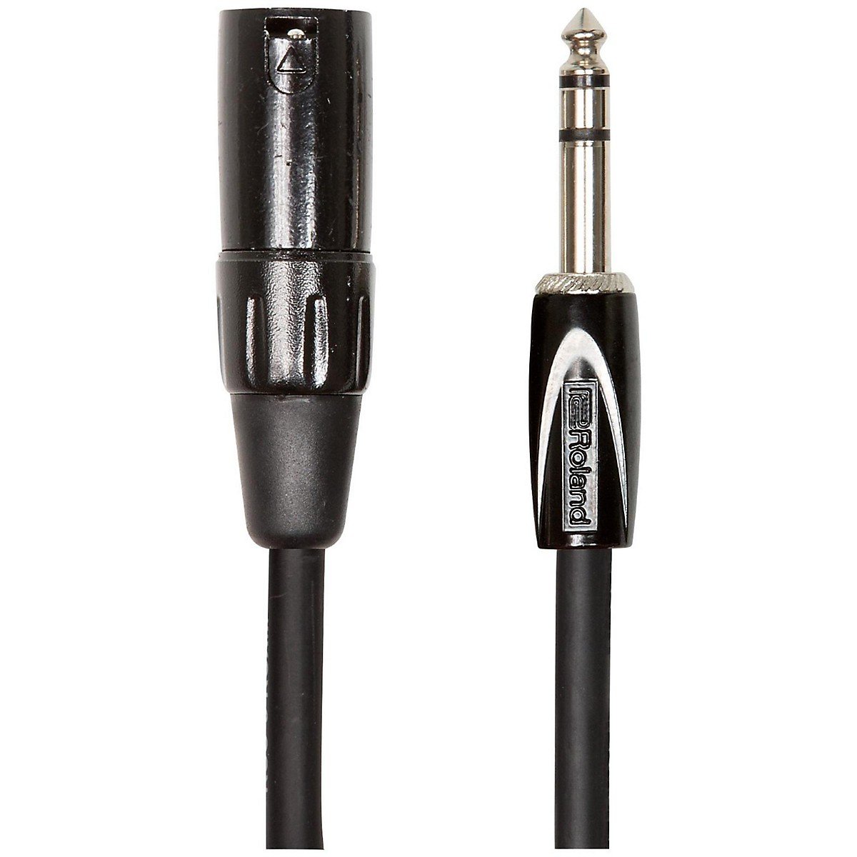 Roland Black Series Interconnect Cable, 1/4-Inch TRS to XLR (Male), 3-Feet