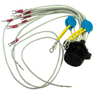 miller 163855 receptacle/capacitor, w/leads