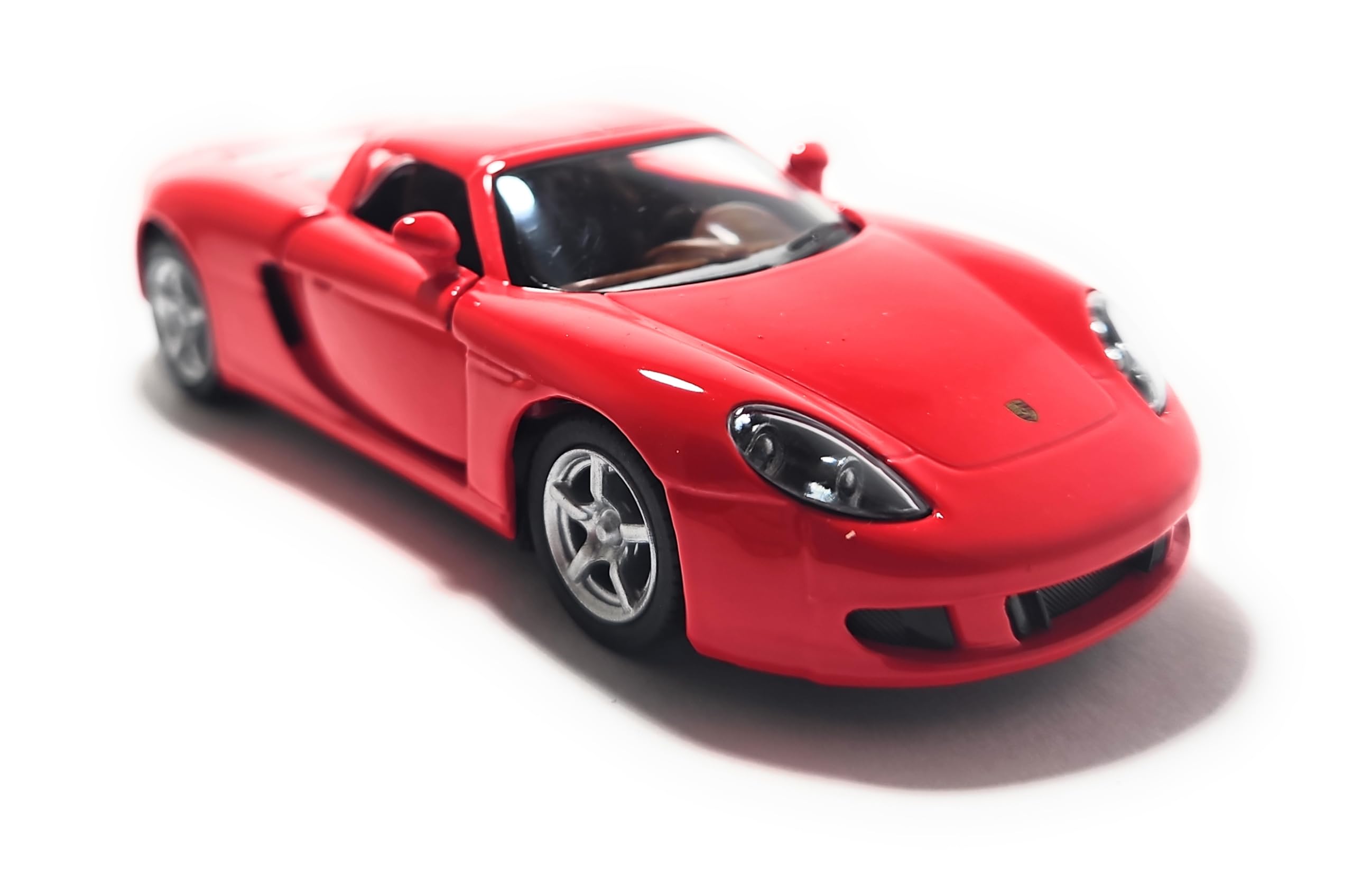 KiNSMART Porsche Carrera GT Red 5" 1:36 Scale Die Cast Metal Model Toy Race Car