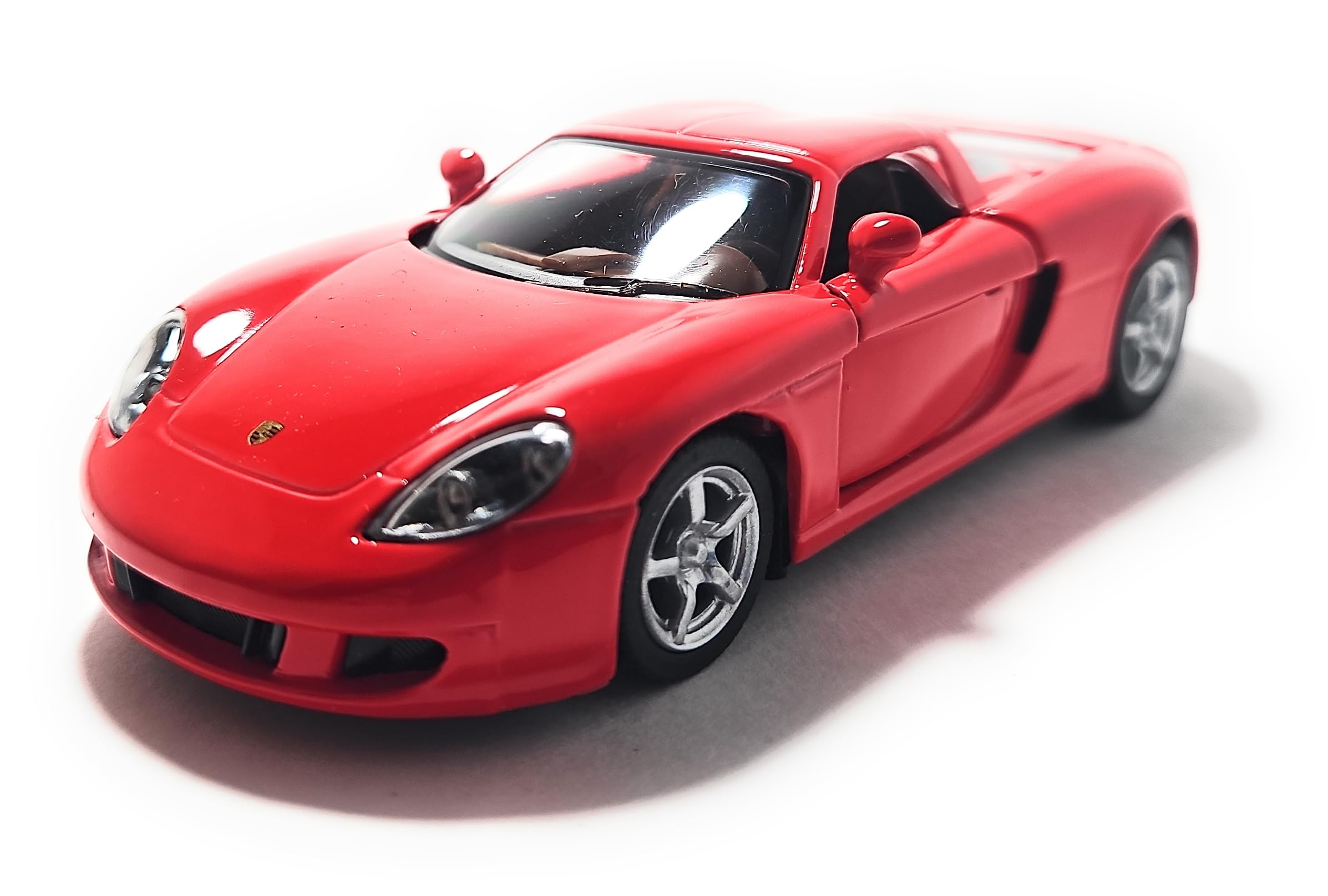 KiNSMART Porsche Carrera GT Red 5" 1:36 Scale Die Cast Metal Model Toy Race Car