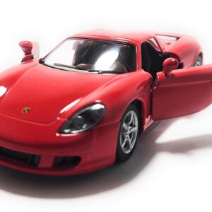 KiNSMART Porsche Carrera GT Red 5" 1:36 Scale Die Cast Metal Model Toy Race Car