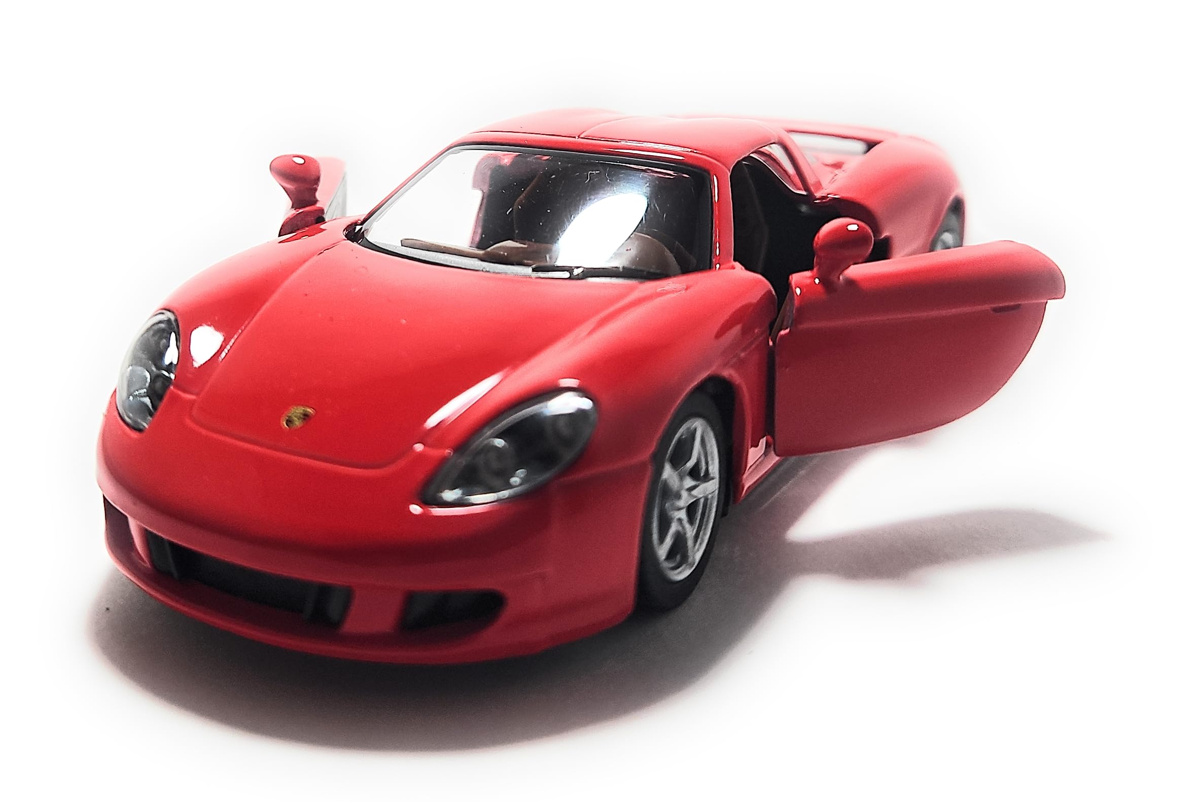 KiNSMART Porsche Carrera GT Red 5" 1:36 Scale Die Cast Metal Model Toy Race Car