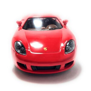 KiNSMART Porsche Carrera GT Red 5" 1:36 Scale Die Cast Metal Model Toy Race Car