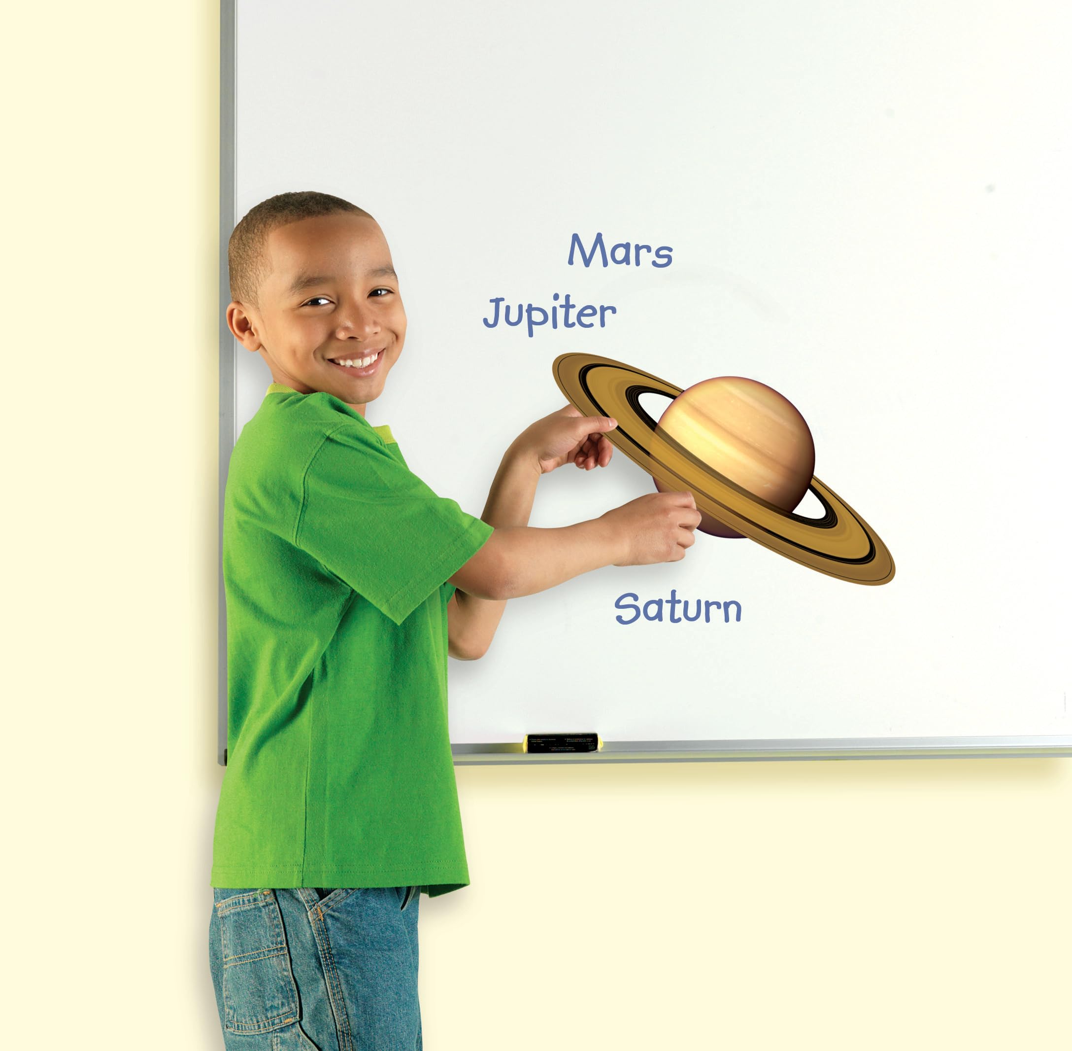 Learning Resources Giant Magnetic Solar System, Whiteboard Display, 13 Piece Set