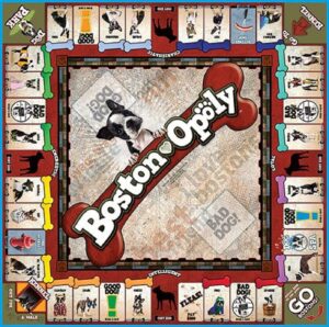 late for the sky boston terrier-opoly