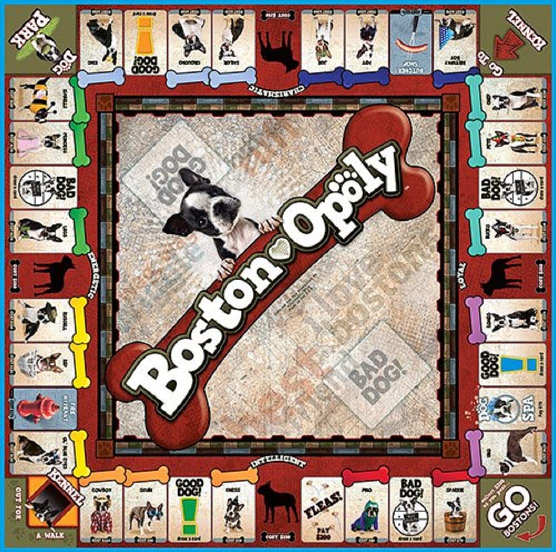 Late For the Sky Boston Terrier-opoly