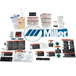 miller 206470 label, kit air pak