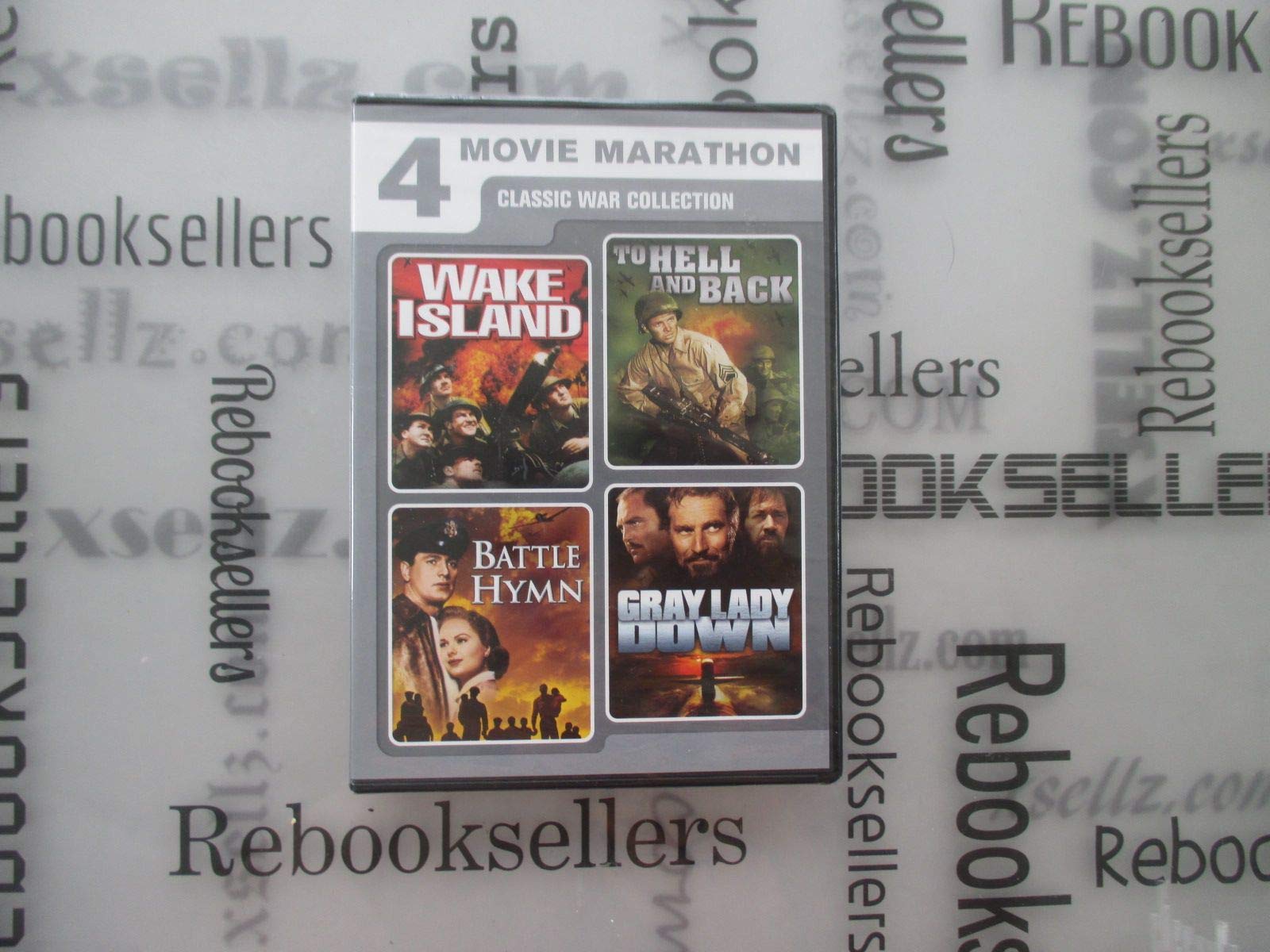 4 Movie Marathon: Classic War Collection (Wake Island / To Hell and Back / Battle Hymn / Gray Lady Down)