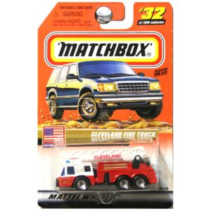 matchbox 1999 usa cleveland fire truck #32 of 100