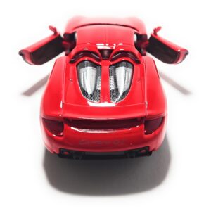 KiNSMART Porsche Carrera GT Red 5" 1:36 Scale Die Cast Metal Model Toy Race Car