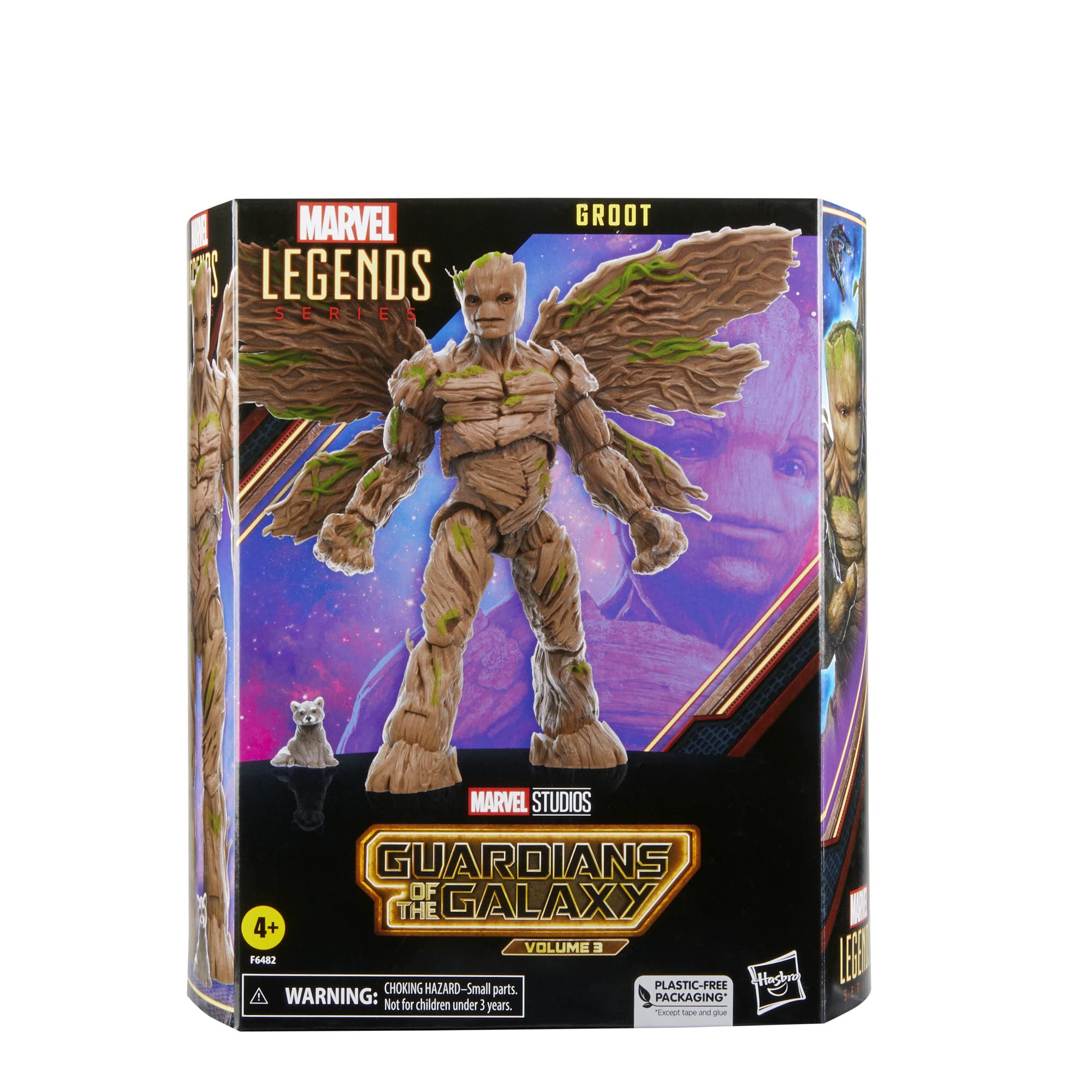 Marvel Legends Series Groot, Guardians of The Galaxy Vol.3 6-Inch Collectible Action Figures,Toys for Ages 4 and Up