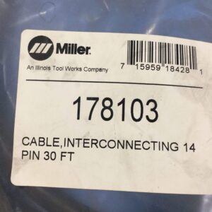 Miller Electric 178103 Cable Interconnecting 14Pin 30FT