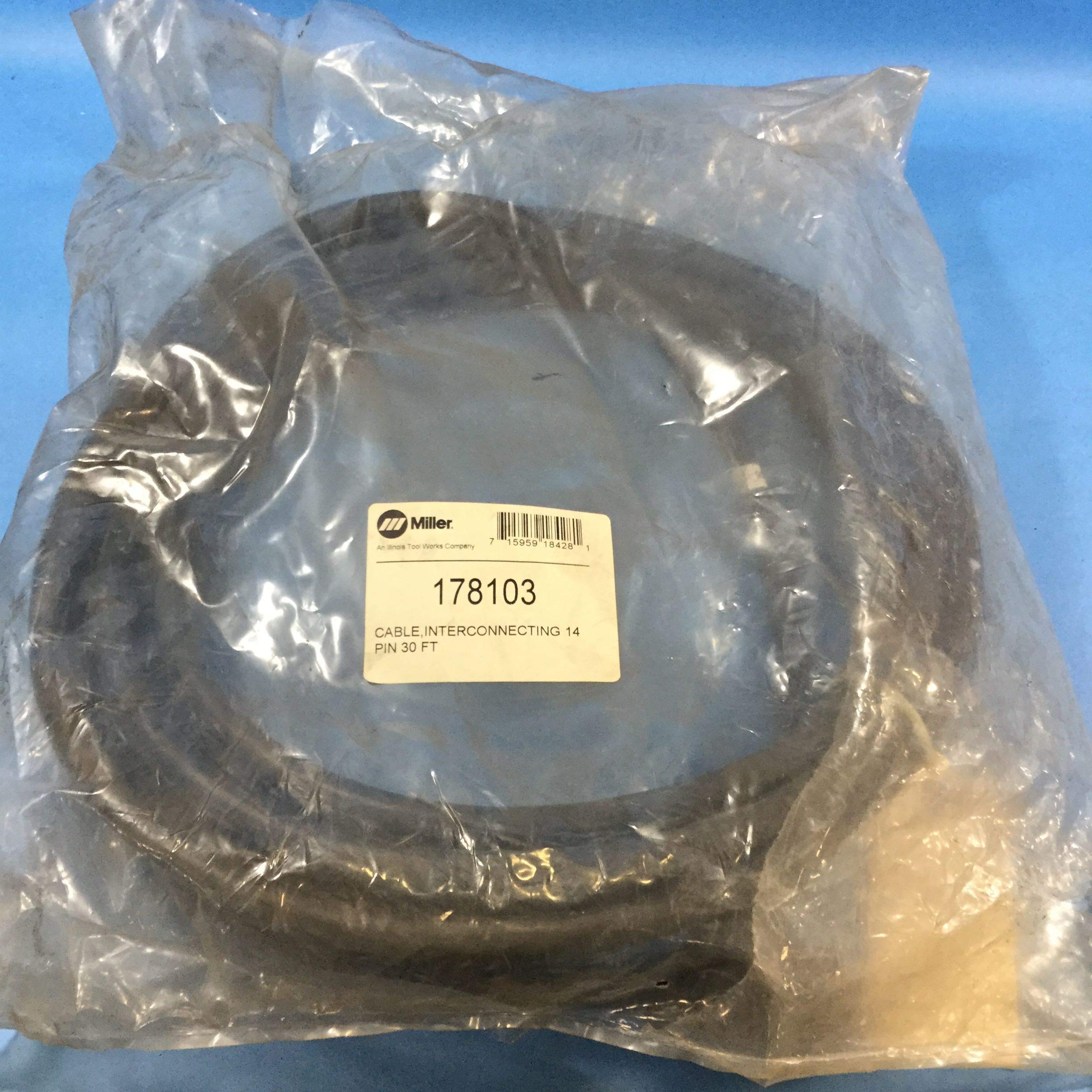 Miller Electric 178103 Cable Interconnecting 14Pin 30FT