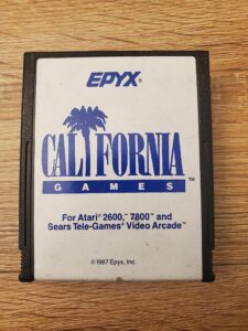 epyx california games for atari 2600, 7800 and sears tele-games video arcade