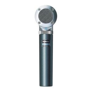 shure beta 181/bi ultra-compact small-diaphragm side-address versatile condenser microphone for instruments with interchangeable polar pattern capsule options, 3-pin xlr connector - bidirectional