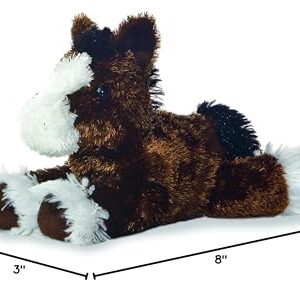 Aurora® Adorable Mini Flopsie™ Clydes™ Stuffed Animal - Playful Ease - Timeless Companions - Brown 8 Inches