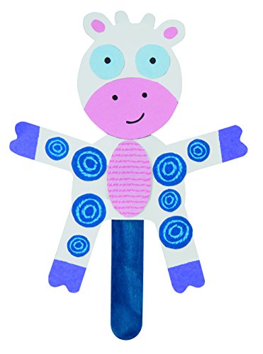 ALEX Toys Little Hands Pop Stick Art Craft Kit, Create Cute Animal and Flower Puppets, Allows Children to be Creative and Use their Imagination, For Ages 3 and up