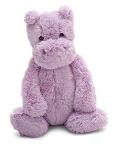 jellycat bashful lilac hippo stuffed animal, medium 12 inches | hippopotamus plush toy | classic children's gift