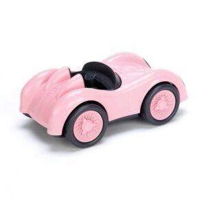 Green Toys Race Car, Pink - Pretend Play, Motor Skills, Kids Toy Vehicle. No BPA, phthalates, PVC. Dishwasher Safe, Recycled Plastic, Made in USA.