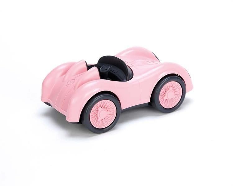 Green Toys Race Car, Pink - Pretend Play, Motor Skills, Kids Toy Vehicle. No BPA, phthalates, PVC. Dishwasher Safe, Recycled Plastic, Made in USA.