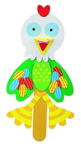 ALEX Toys Little Hands Pop Stick Art Craft Kit, Create Cute Animal and Flower Puppets, Allows Children to be Creative and Use their Imagination, For Ages 3 and up