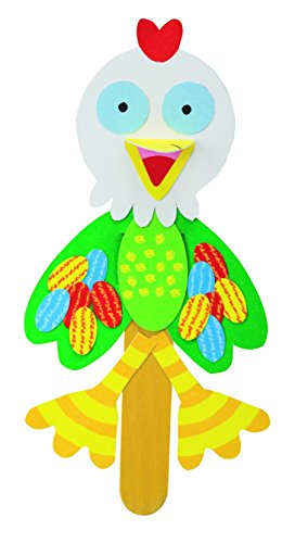 ALEX Toys Little Hands Pop Stick Art Craft Kit, Create Cute Animal and Flower Puppets, Allows Children to be Creative and Use their Imagination, For Ages 3 and up