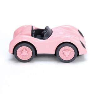 Green Toys Race Car, Pink - Pretend Play, Motor Skills, Kids Toy Vehicle. No BPA, phthalates, PVC. Dishwasher Safe, Recycled Plastic, Made in USA.