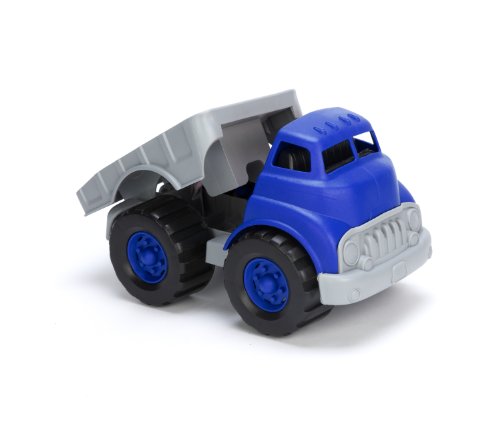 Green Toys Flat Bed Truck Blue/Grey & Race Car Red, 12 months - 6 years