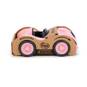 Green Toys Race Car, Pink - Pretend Play, Motor Skills, Kids Toy Vehicle. No BPA, phthalates, PVC. Dishwasher Safe, Recycled Plastic, Made in USA.