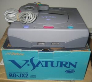 victor v-saturn game console (japanese import video game system)