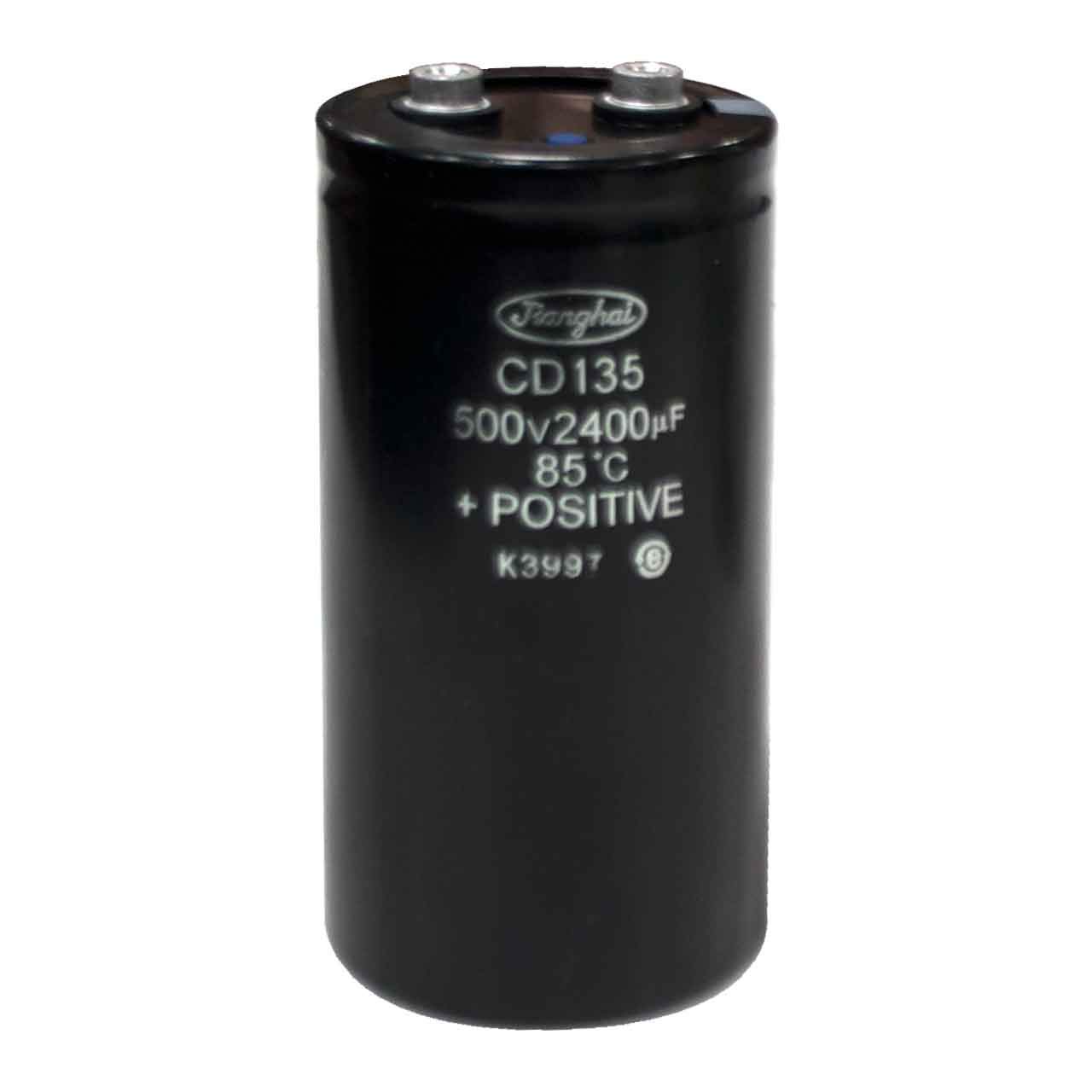 Miller 203912 Capacitor, elctlt 2400 Uf 500 Vdc Can 2.50 Dia