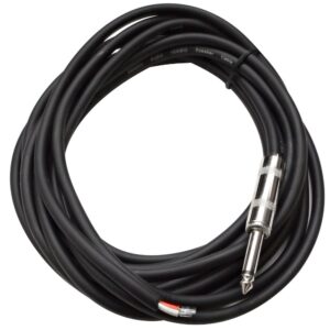 seismic audio qrw15 15-feet raw wire to 1/4-inch speaker cable, 16 guage, pa/dj/home audio