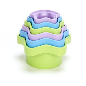 Green Toys Stacking Cups, Purple/Blue/Green